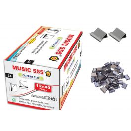 MUSIC 555 CLIPPER-CLIPS (40 CLIPS)