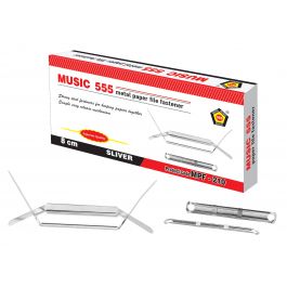 METAL PAPER FASTENER SILVER