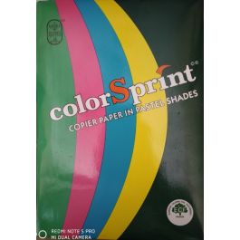 Color Sprint A4 Paper Yellow colour 75GSM